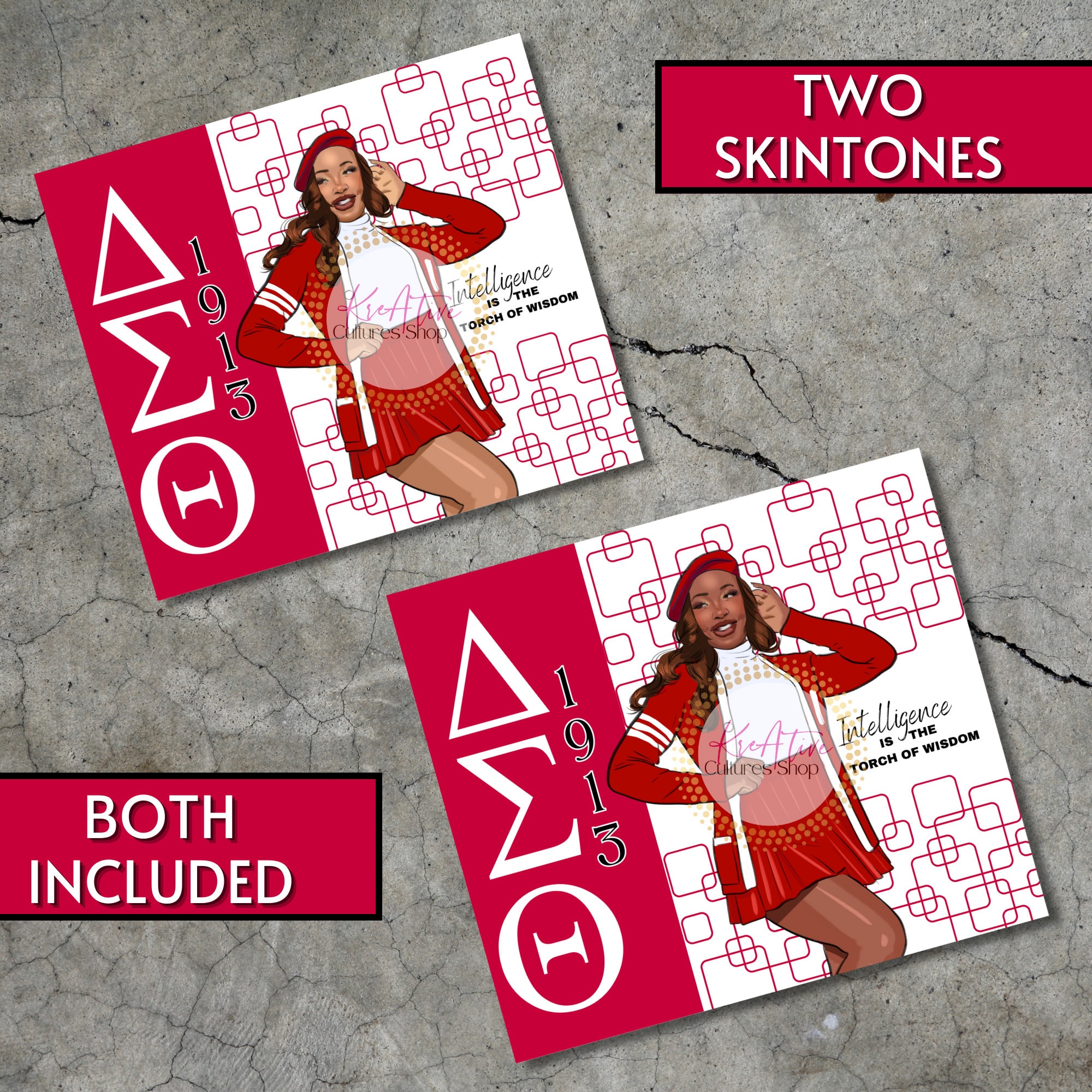 Delta Sorority Tumbler Wrap Design, Sorority 1913 Tumbler, 20oz Skinny ...