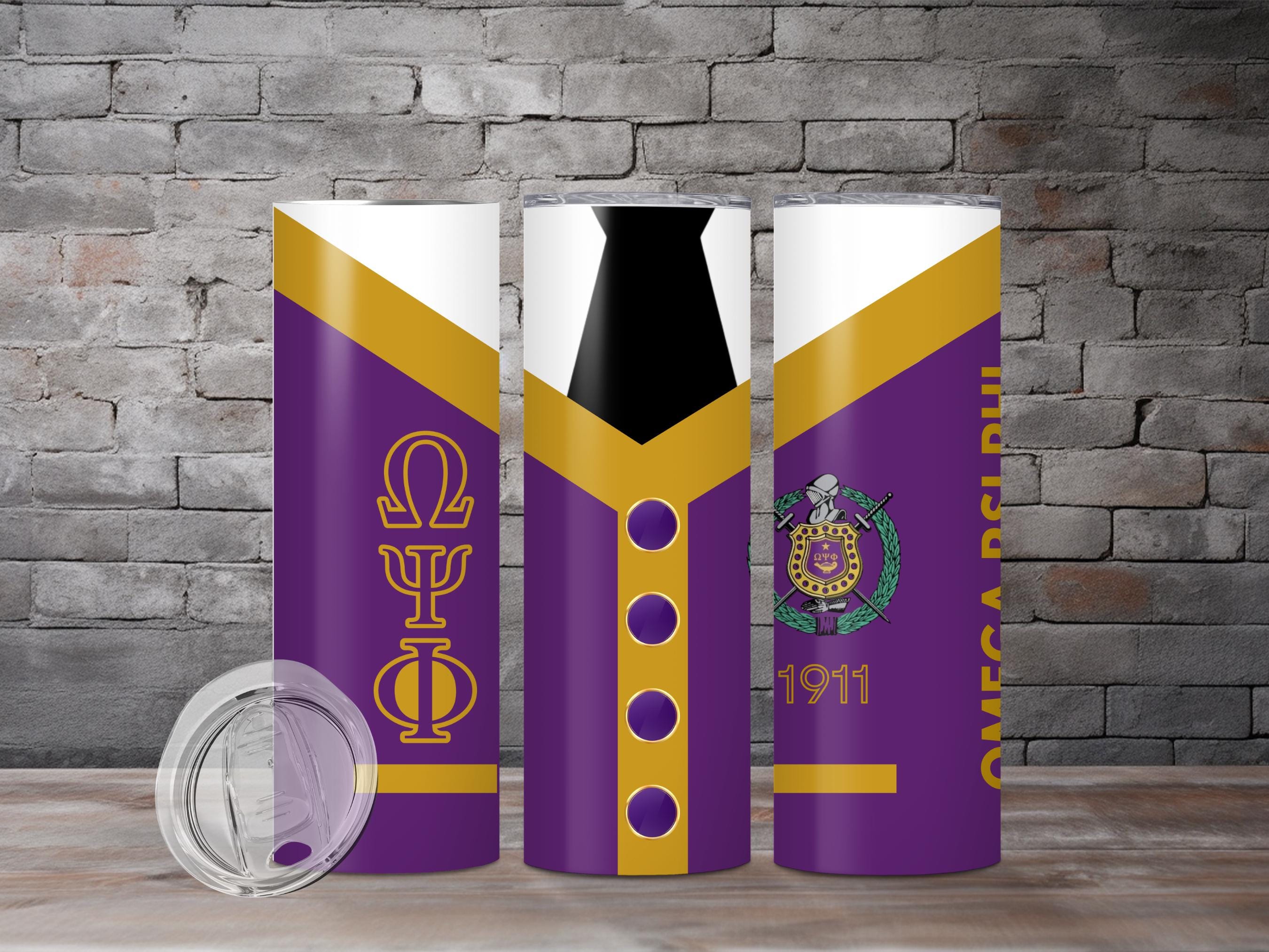 Black Fraternity Cardigan Sweater Tumbler Wrap, Sublimation, 20 Oz ...