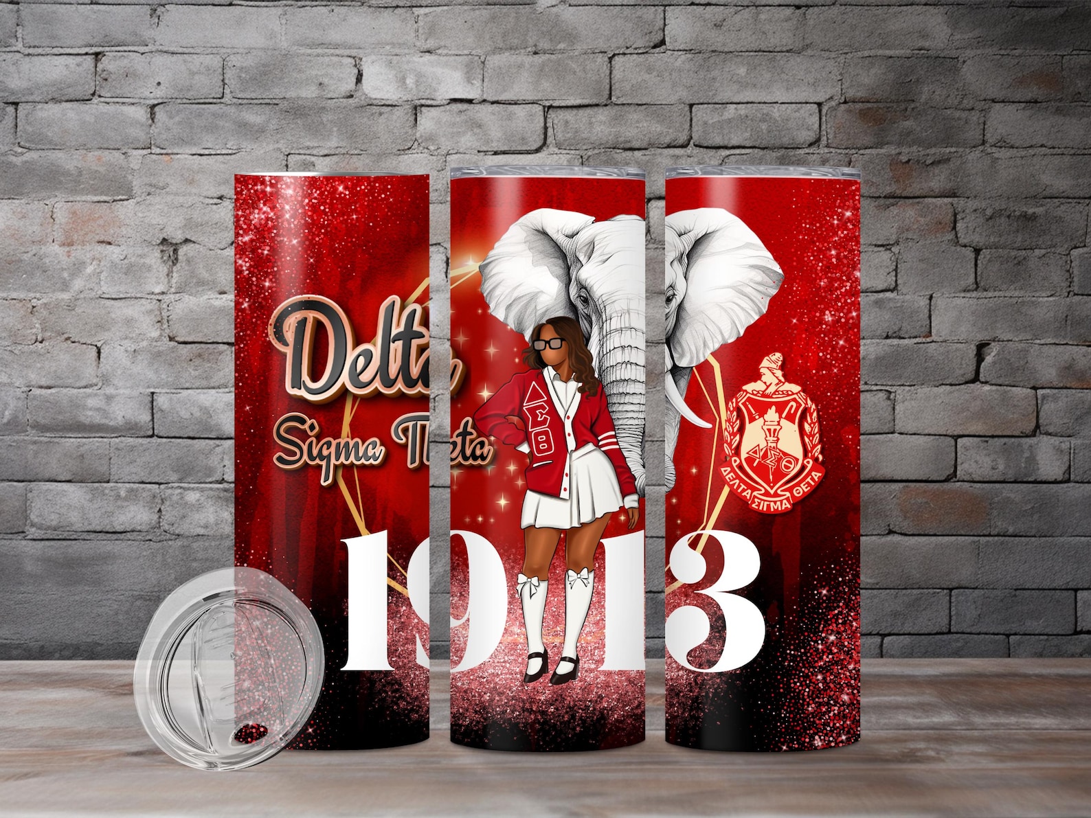 Delta Sigma Theta Tumbler, Sorority Cup, Sublimation Wrap, Sisterhood ...