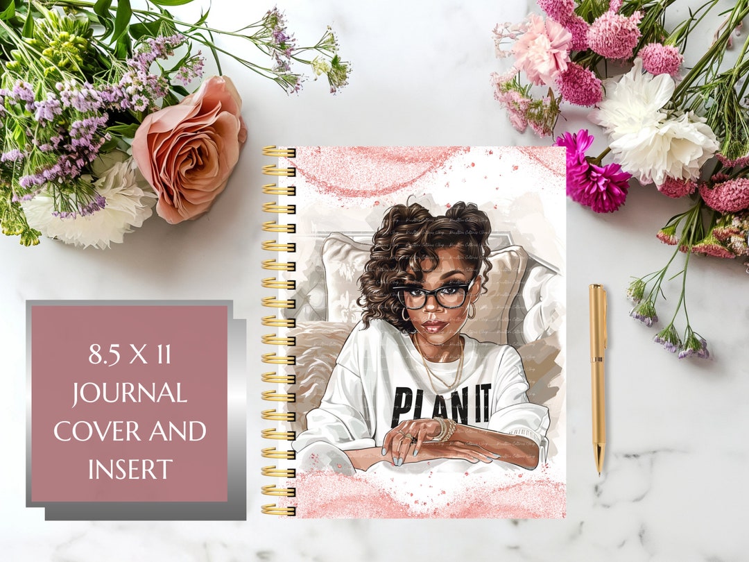 Printable Notebook Cover, Journal Notebook Cover, African American ...