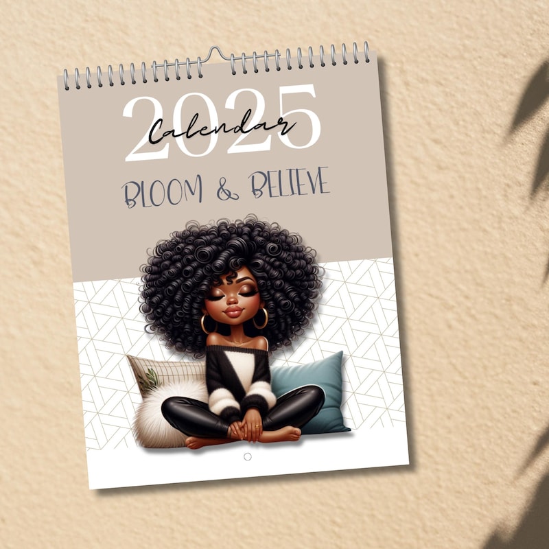 2025 Girl Calendar - Etsy