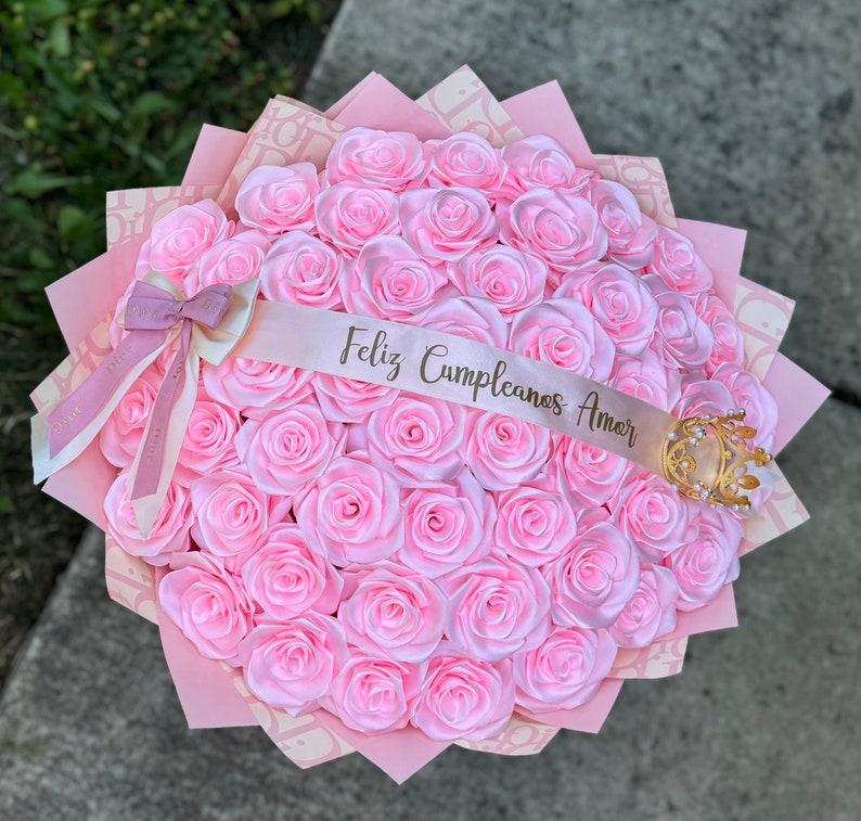 Eternal Roses Bouquet - Etsy