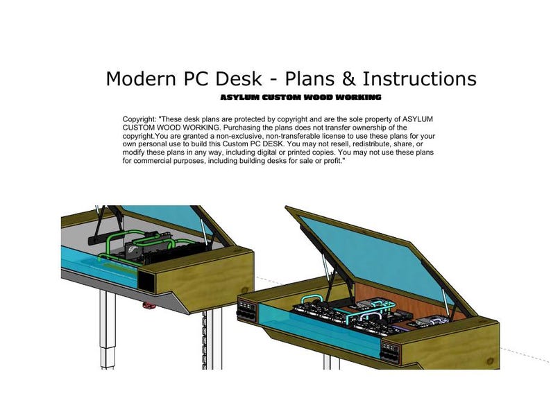 Custom PC Desk: the Videos and Images Here Showcase Our Original Custom ...