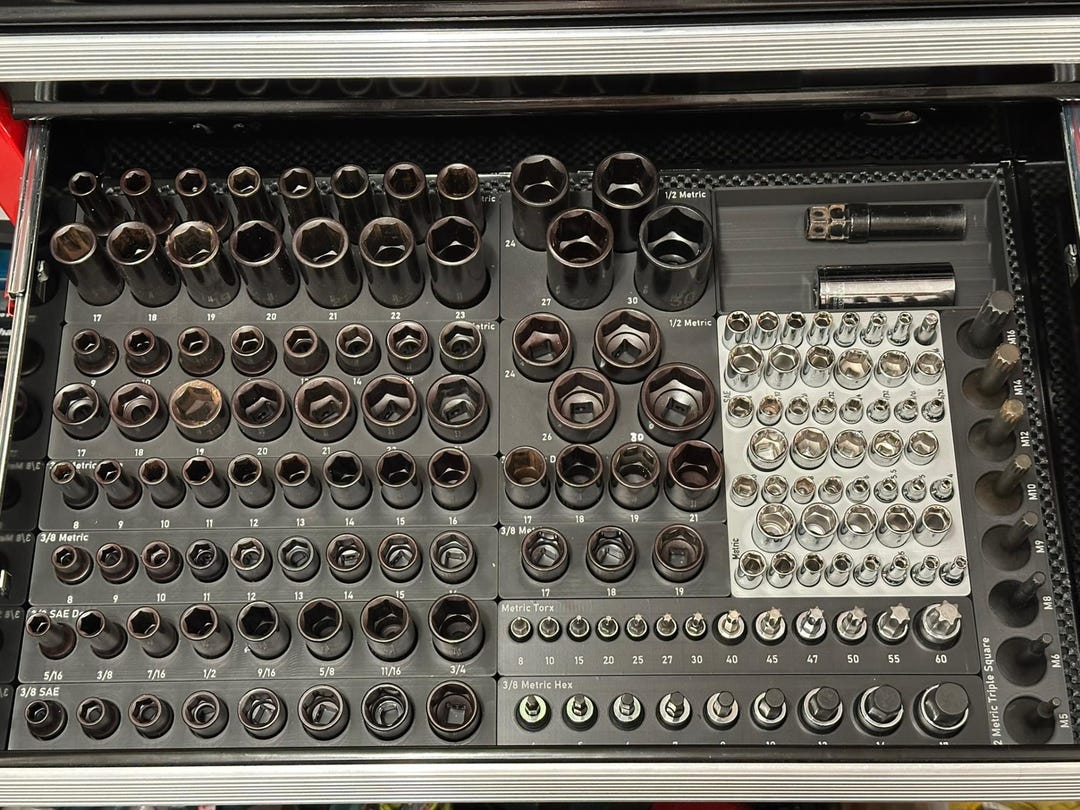 Gridfinity Socket Set Organizer 1/2
