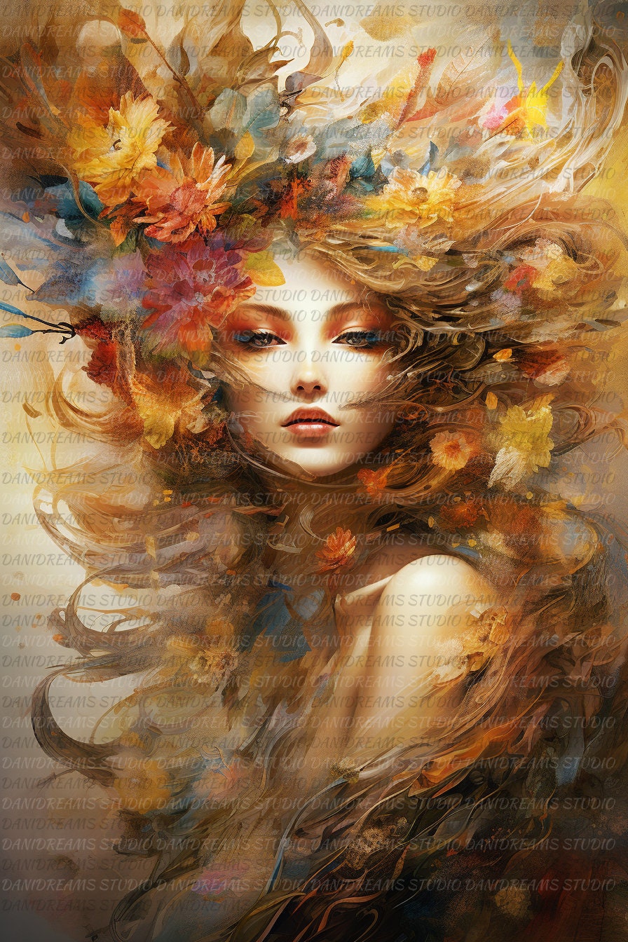 Spring, Wall Art, Ethereal Gothic-horror, Digital Download, PNG - Etsy