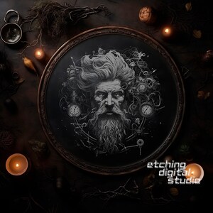 Gothic Clockmaker PNG for CNC Laser Engrave, Laser Burn, Glowforge File ...