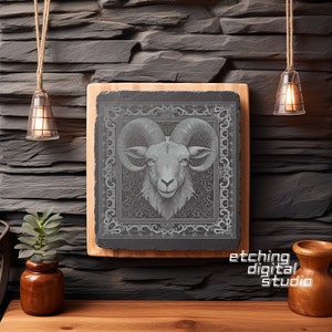 Bighorn Sheep PNG for CNC Laser Engrave, Laser Burn, Glowforge File ...