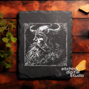 Viking PNG for CNC Laser Engrave, Laser Burn, Lightburn File, Slate ...