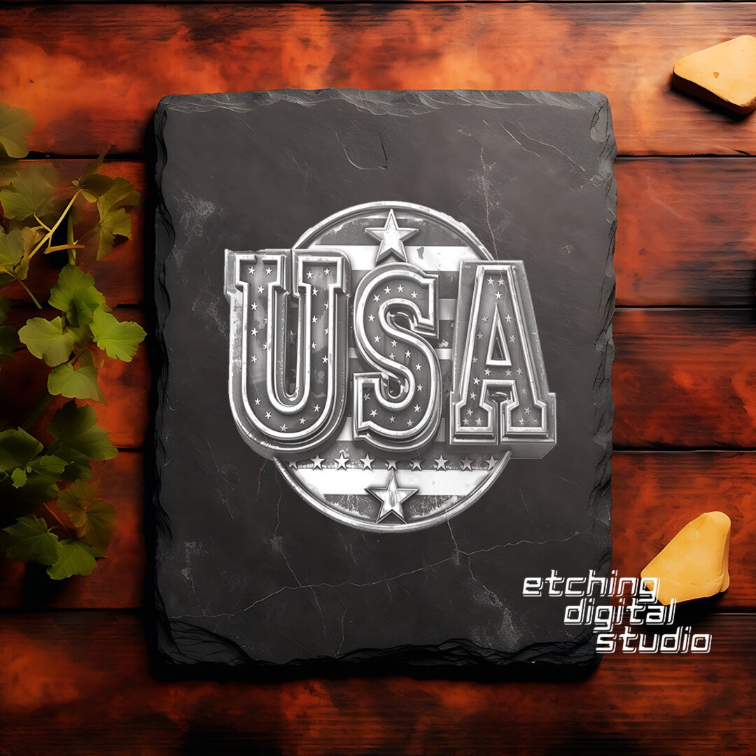USA Flag Slate PNG | Slate Coasters Engraved | Slate Boards Etching ...