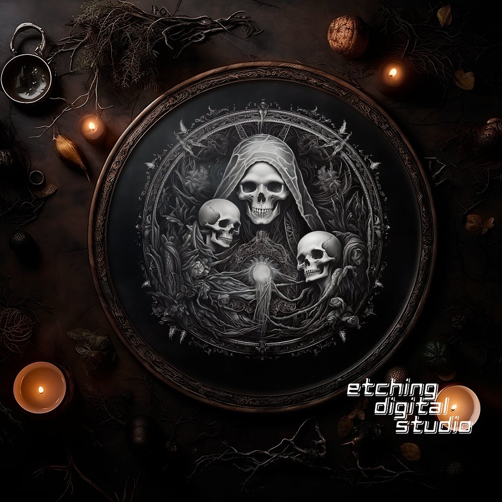 Skulls PNG for CNC Laser Engrave Halloween Horror Laser - Etsy