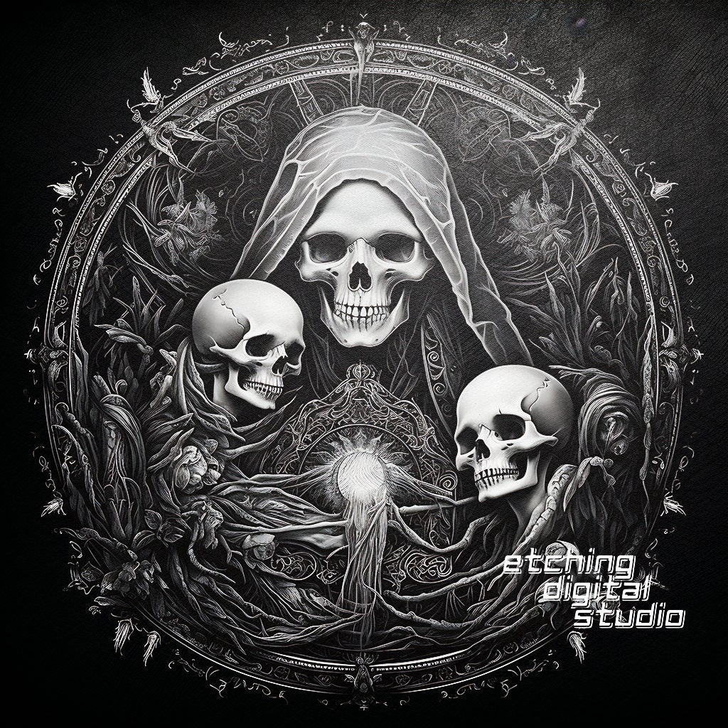 Skulls PNG for CNC Laser Engrave Halloween Horror Laser - Etsy