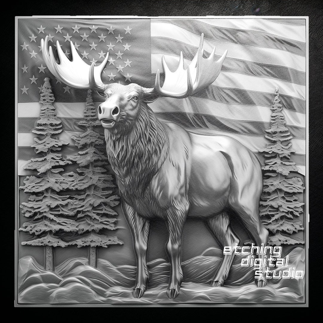 Moose Slate PNG | Slate Coasters Engraved | Slate Boards Etching | DIY ...
