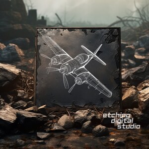 Aircraft WW2 PNG for CNC Laser Engrave, Laser Burn, American Soldier ...