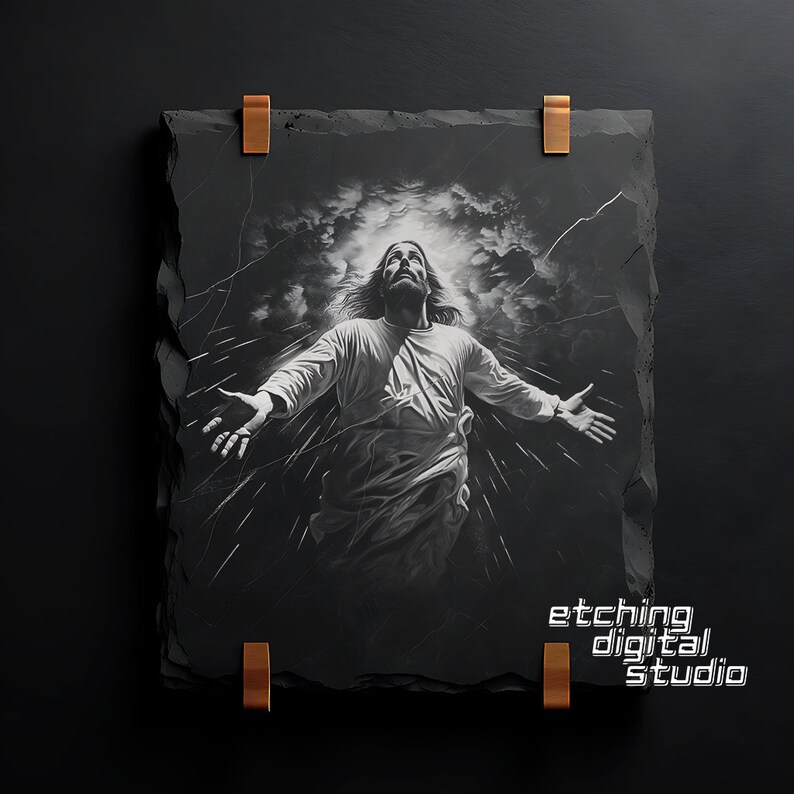 Jesus PNG for CNC Laser Engrave, Laser Burn, Glowforge File, Lightburn ...