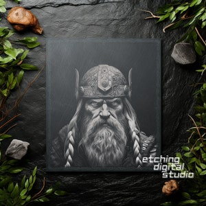 Viking Warrior PNG for CNC Laser Engrave, Laser Burn, Glowforge File ...