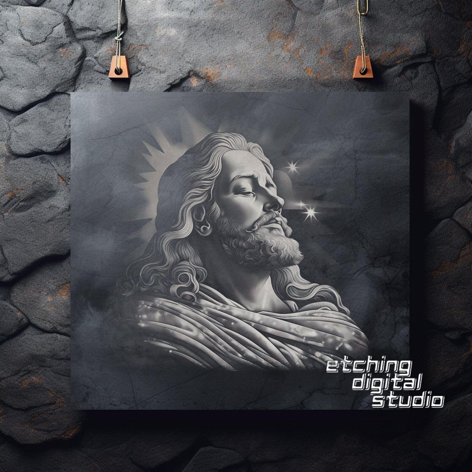 4 Bundle Jesus PNG for CNC Laser Engrave, Laser Burn, Lightburn File ...