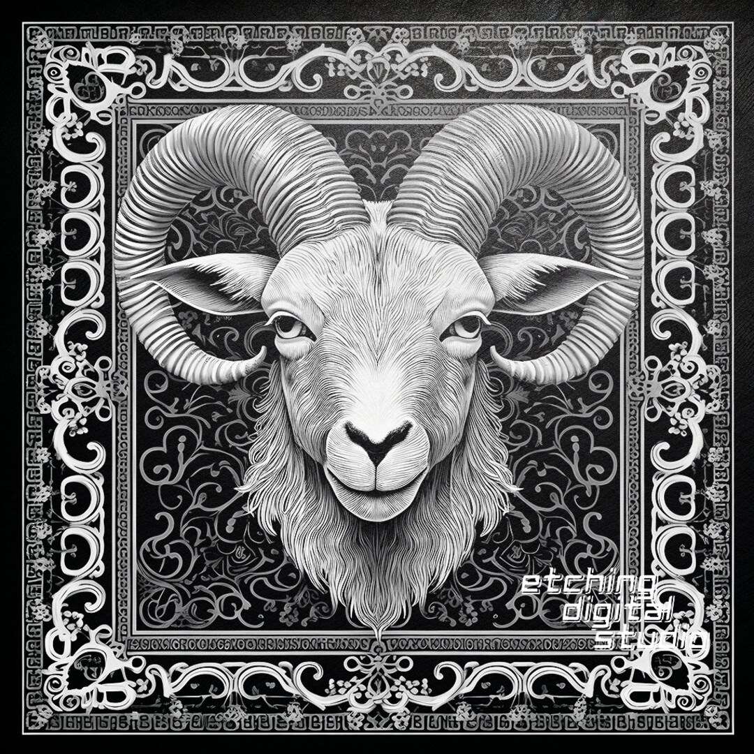 Bighorn Sheep PNG for CNC Laser Engrave, Laser Burn, Glowforge File ...