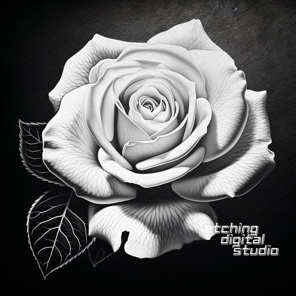 Rose Engraving - Etsy