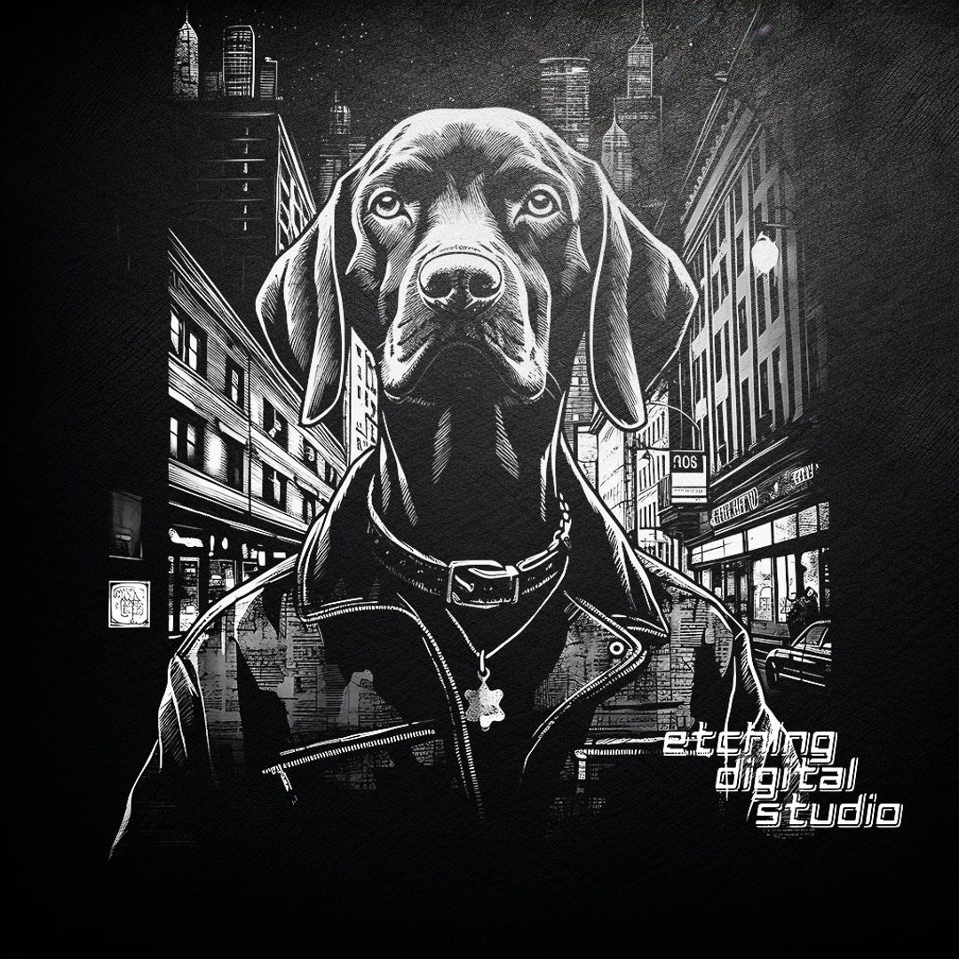 The Criminal Dog PNG for CNC Laser Engrave, Laser Burn, Lightburn ...