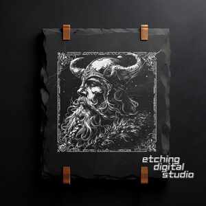 Viking PNG for CNC Laser Engrave, Laser Burn, Lightburn File, Slate ...
