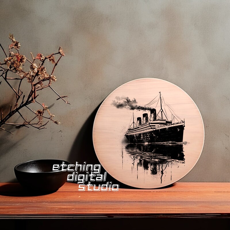 Titanic Laser Cut - Etsy
