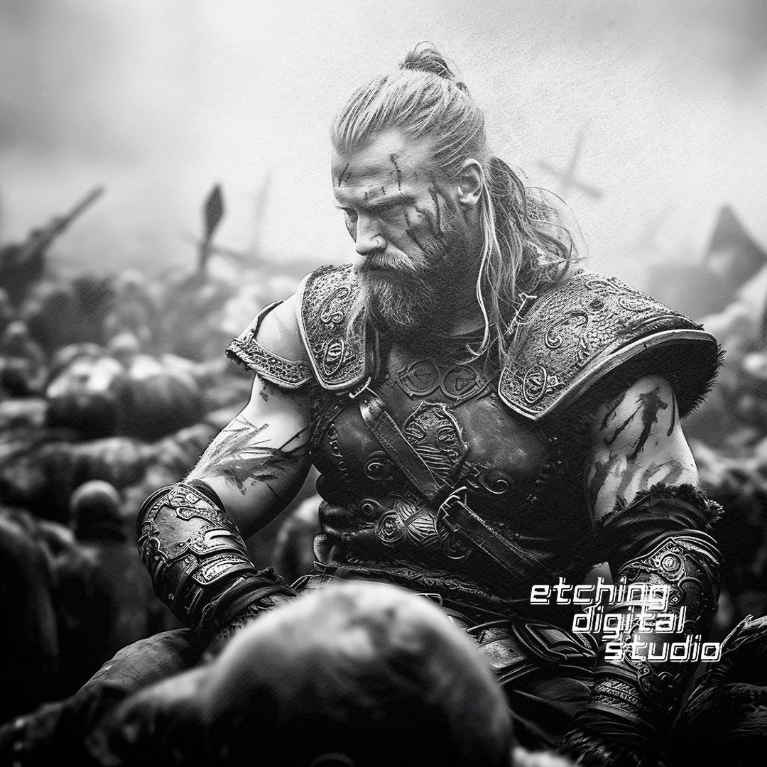 Viking PNG for CNC Laser Engrave, Laser Burn, Glowforge File, Lightburn ...