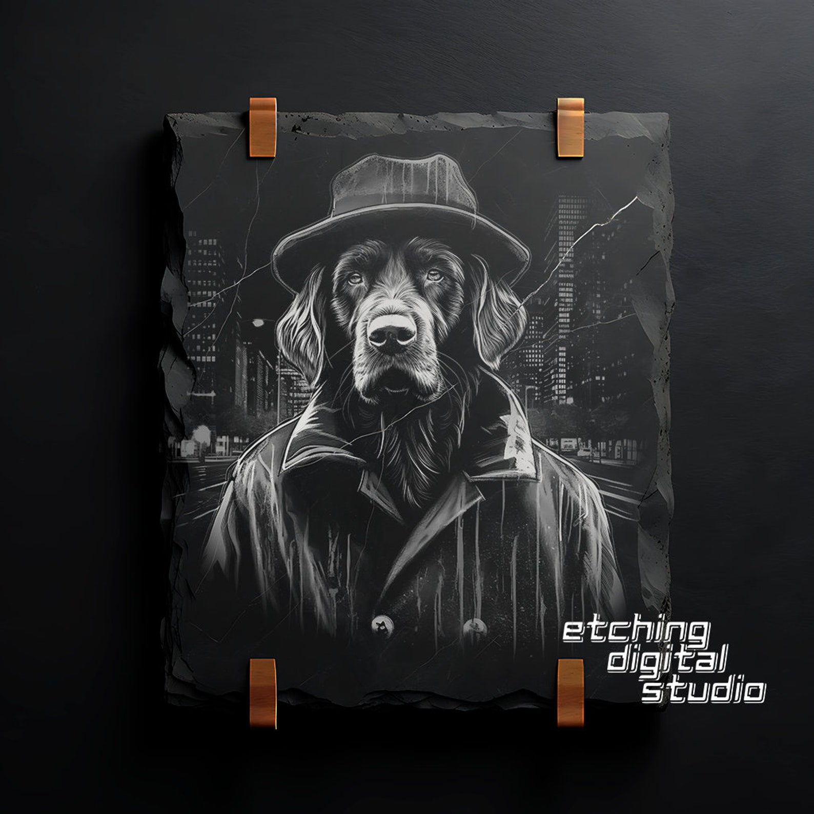 Criminal Dog PNG for CNC Laser Engrave, Laser Burn, Glowforge File ...