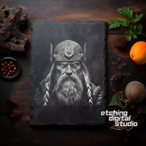 Viking Warrior PNG for CNC Laser Engrave, Laser Burn, Glowforge File ...