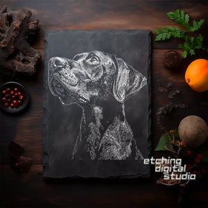 Great Dane Dog Slate PNG | Slate Coasters Engraved | Slate Boards ...