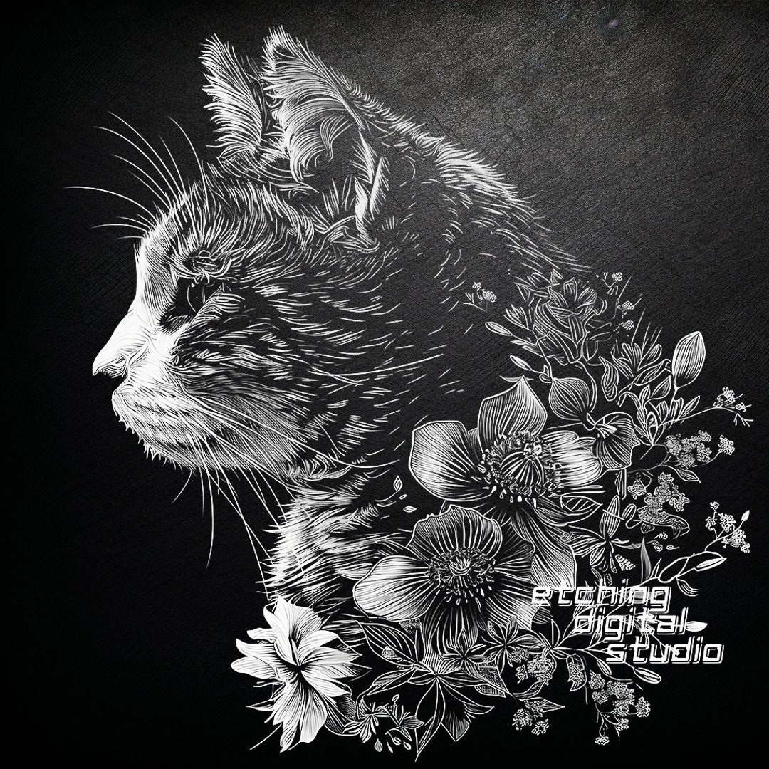 Cat Slate PNG | Slate Coasters Engraved | Slate Boards Etching | DIY ...