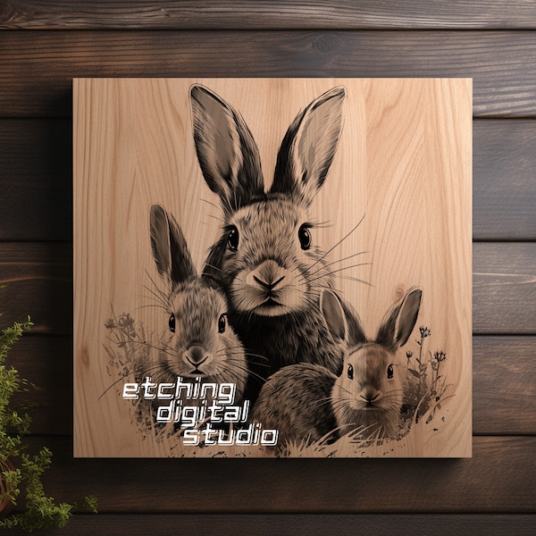 Laser Cut Rabbit - Etsy
