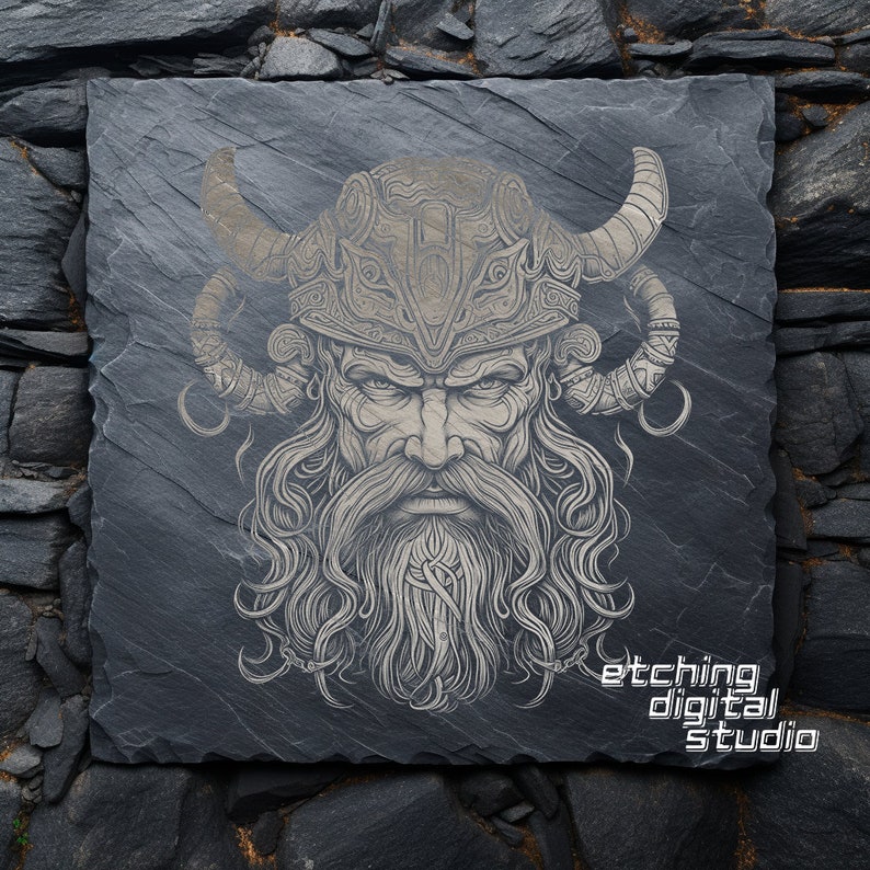 Viking Design PNG for CNC Laser Engrave Laser Burn Glowforge - Etsy