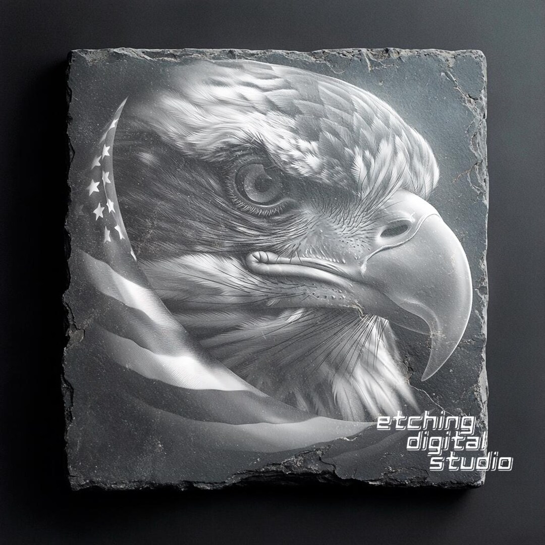 Eagle Slate PNG | Slate Coasters Engraved | Slate Boards Etching | DIY ...