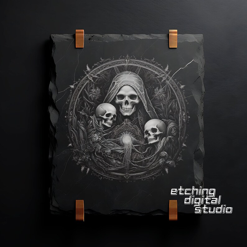 Skulls PNG for CNC Laser Engrave Halloween Horror Laser - Etsy