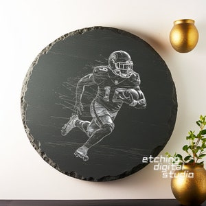 9 Bundle American Football PNG for CNC Laser Engrave, Laser Burn ...