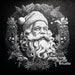 Santa Claus PNG for CNC Laser Engrave, Laser Burn, Glowforge File ...