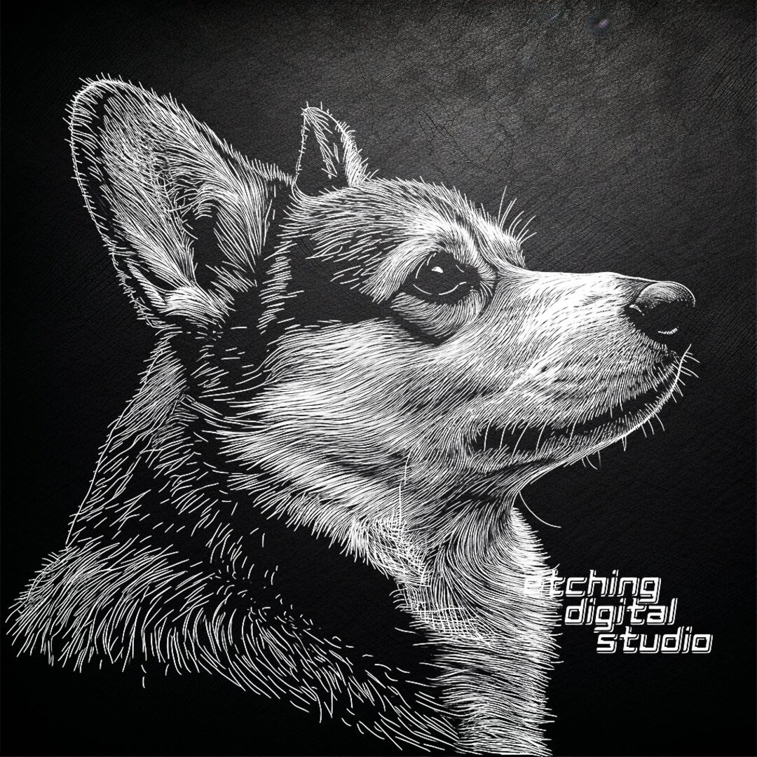 Pembroke Welsh Corgi Dog Slate PNG | Slate Coasters Engraved | Slate ...