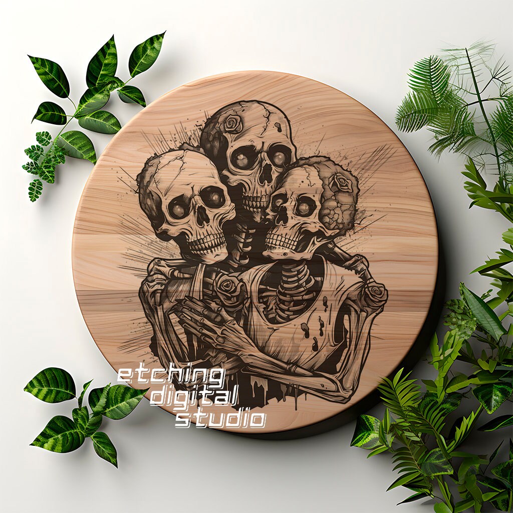 Zombie Triangle PNG for CNC Laser Engrave Laser Burn - Etsy