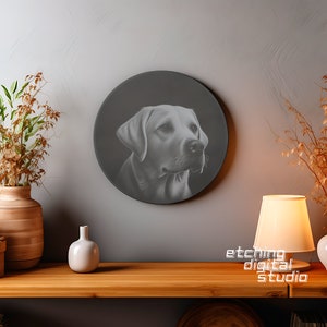 Labrador Retriever PNG for CNC Laser Engrave, Laser Burn, Glowforge ...