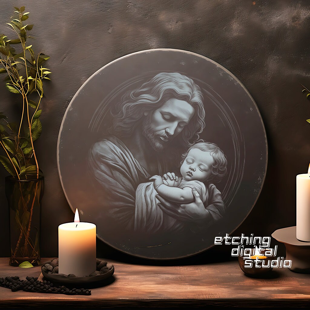 4 Bundle Jesus PNG for CNC Laser Engrave Laser Burn - Etsy