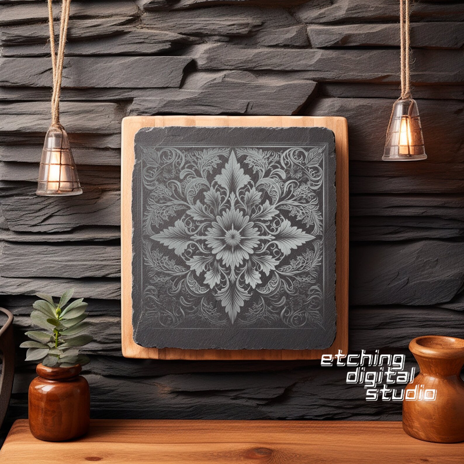 30 Bundle Pattern Tile VOL 1 PNG for Laser Engrave, Laser Burn ...