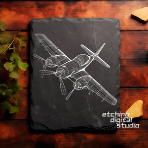 Aircraft WW2 PNG for CNC Laser Engrave, Laser Burn, American Soldier ...