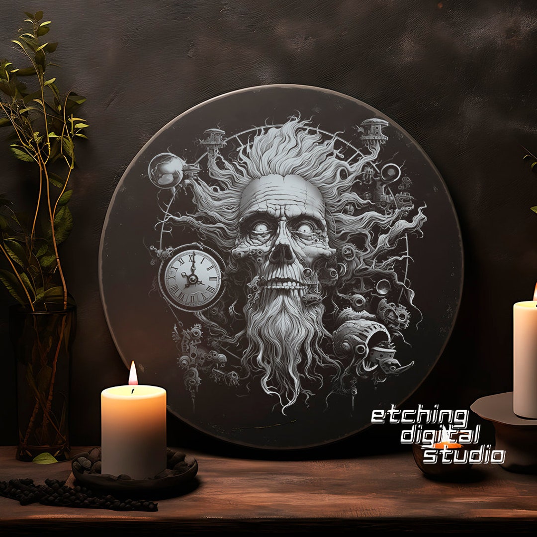 Clockmaker PNG for CNC Laser Engrave, Laser Burn, Glowforge File ...