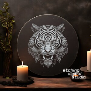 Tiger PNG for CNC Laser Engrave, Laser Burn, Animal, Wildlife ...