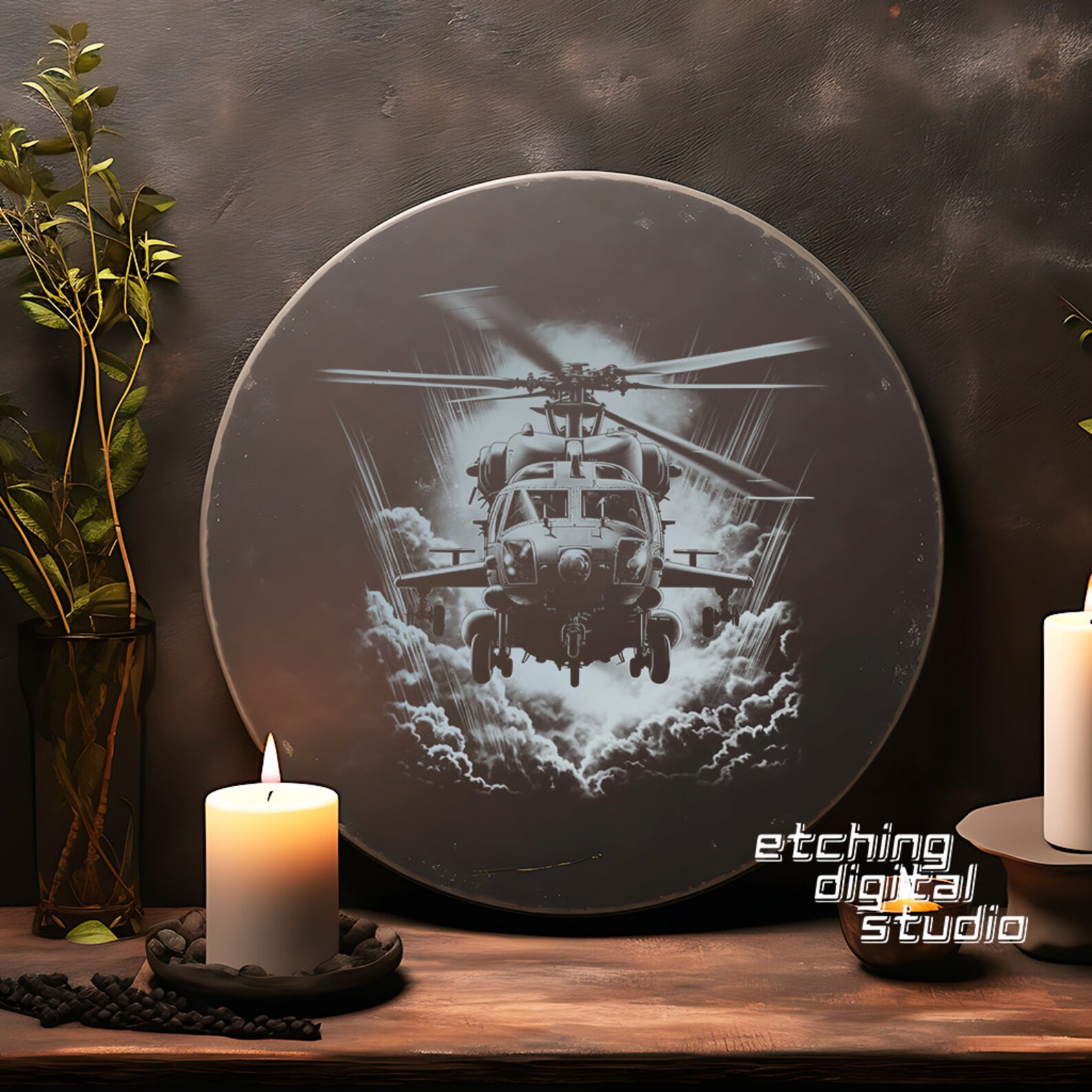 Helicopter PNG for CNC Laser Engrave, Laser Burn, Glowforge, Lightburn ...