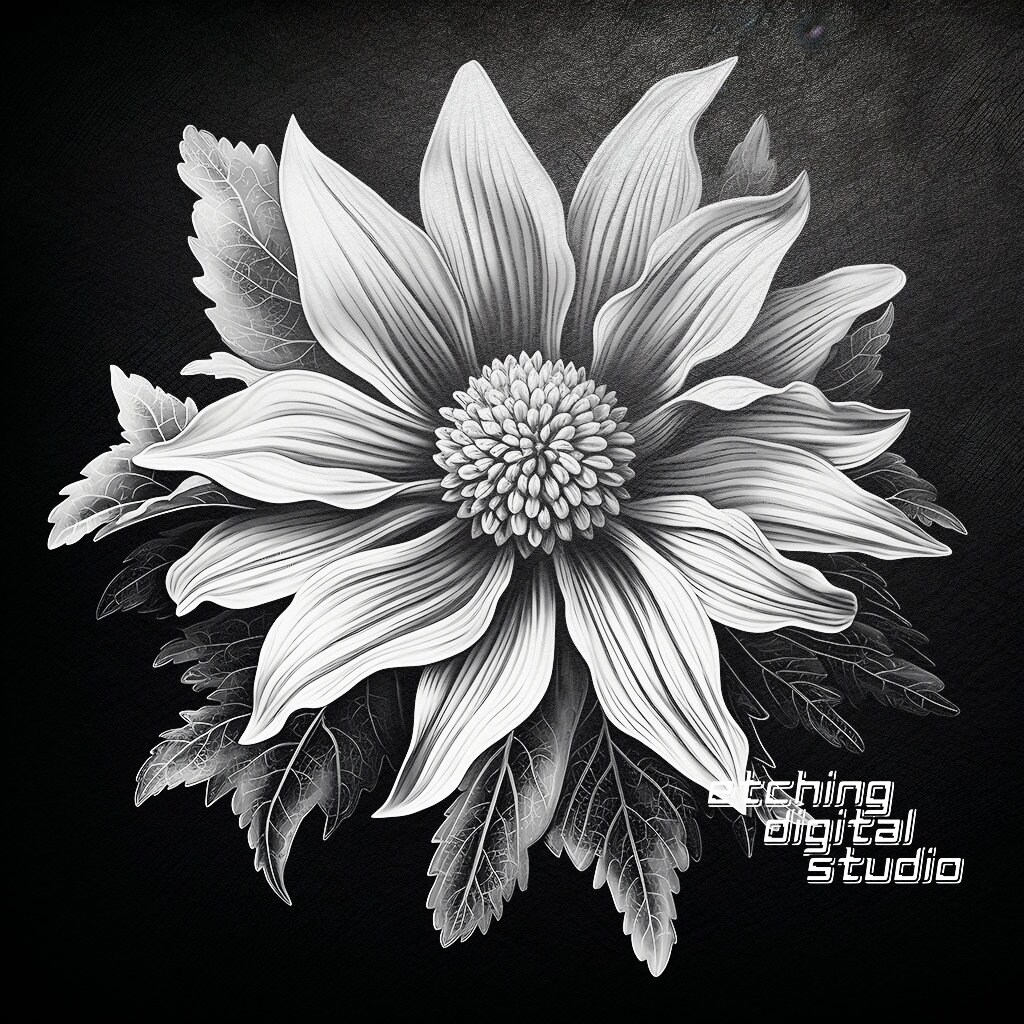 Flower PNG for CNC Laser Engrave Laser Burn Glowforge File - Etsy