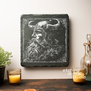 Viking PNG for CNC Laser Engrave, Laser Burn, Lightburn File, Slate ...