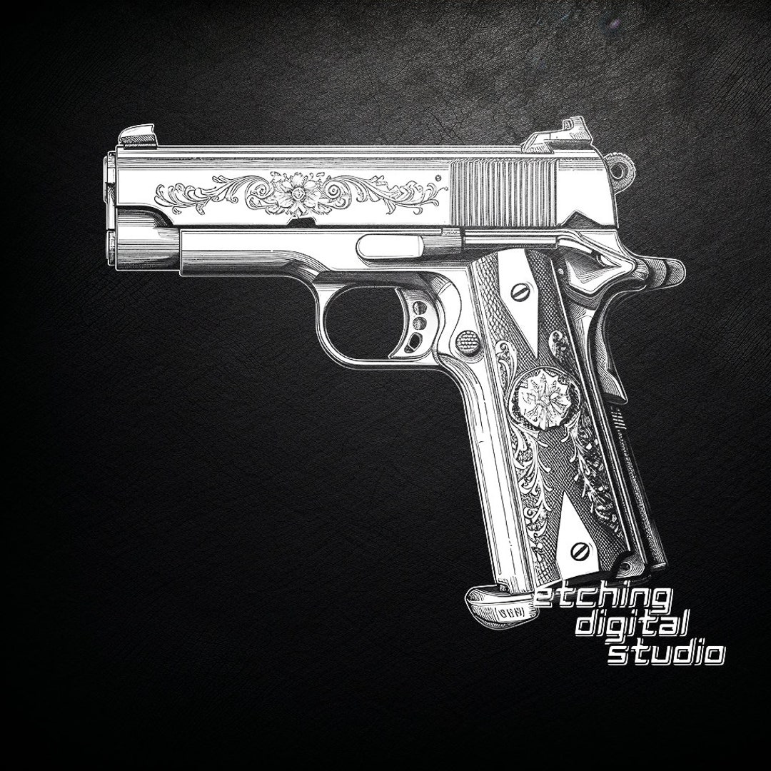 Pistol Slate PNG Slate Coasters Engraved Slate Boards Etching DIY Home ...