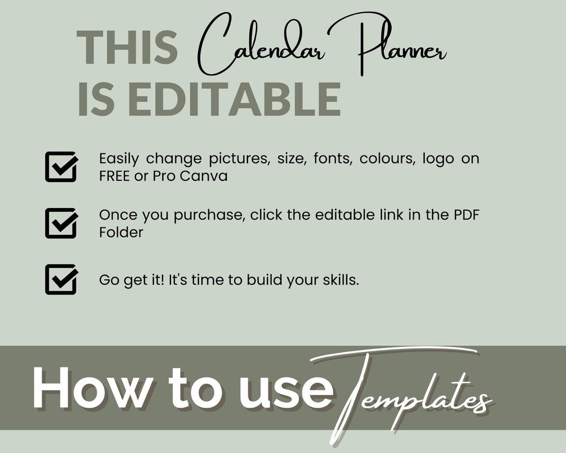 Printable Calendar 2024 Planner Monthly Planner 2024 Calendar Planner ...