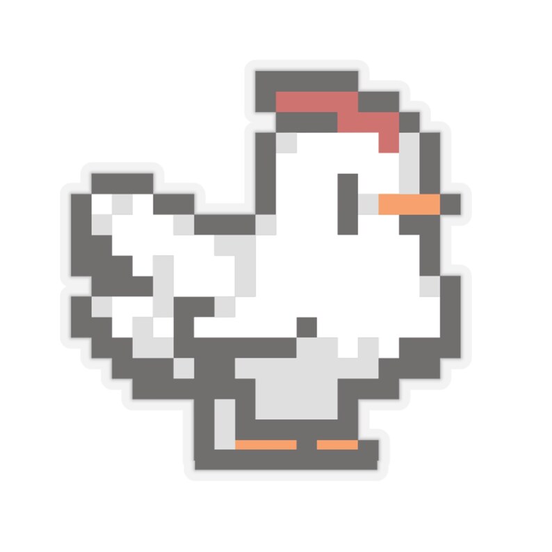 Majestic Pixel Chicken - Etsy